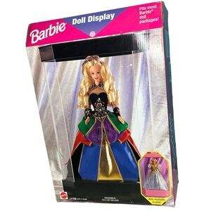 Mattel | Toys | Mattel Barbie Doll Display Case In Black Vintage 997 ...